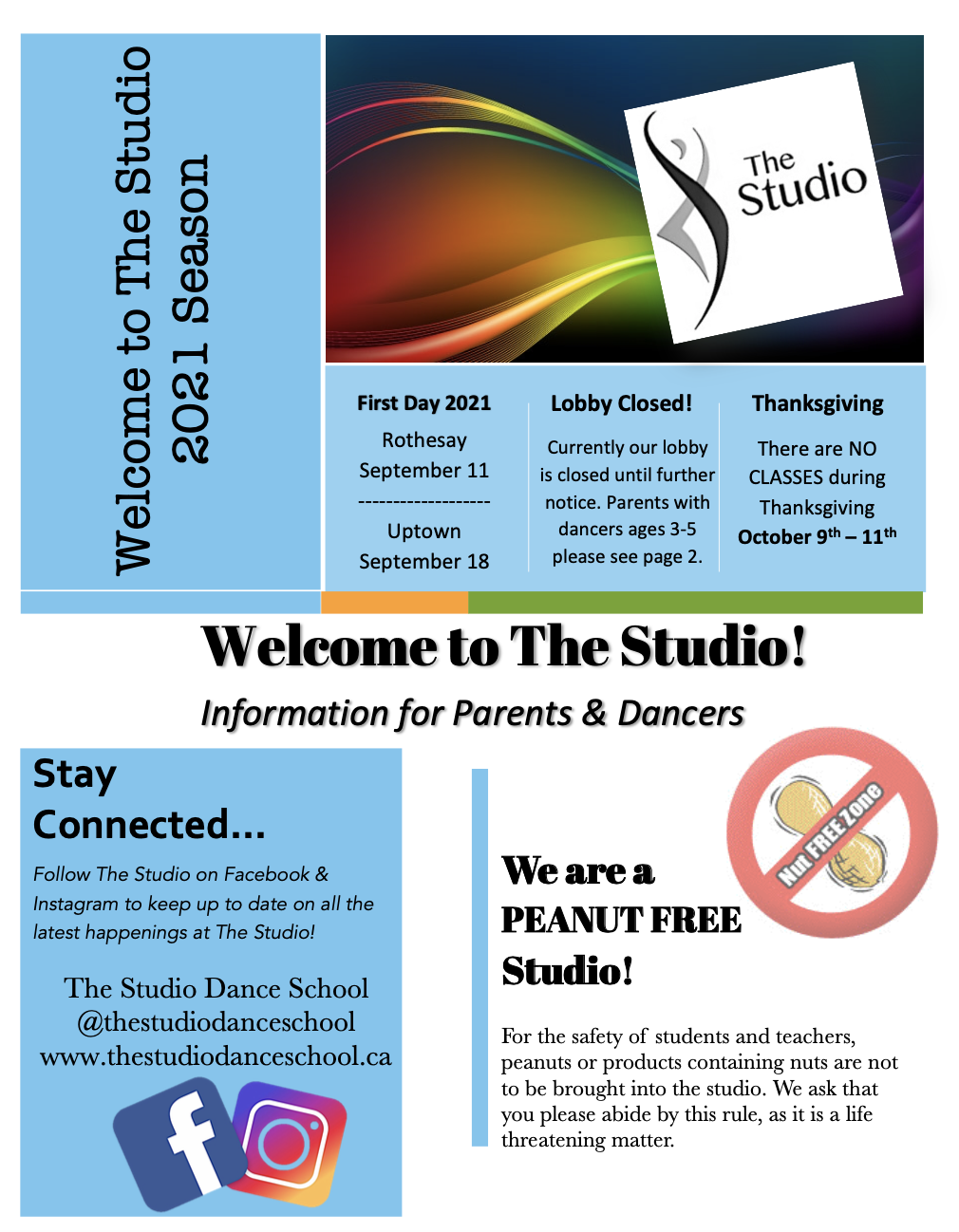 Newsletters - The Studio Dance School